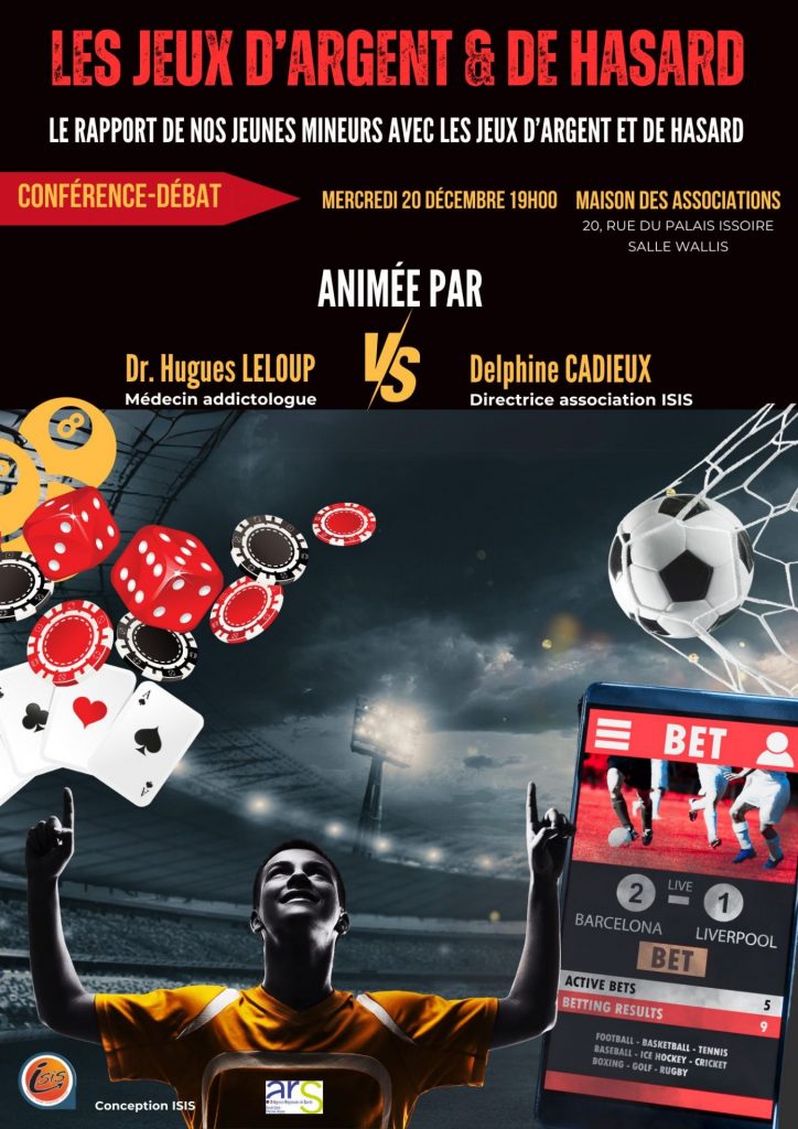 Les jeux d'argent et de hasard : Conférence-Débat - ISSOIRE SANTE ...